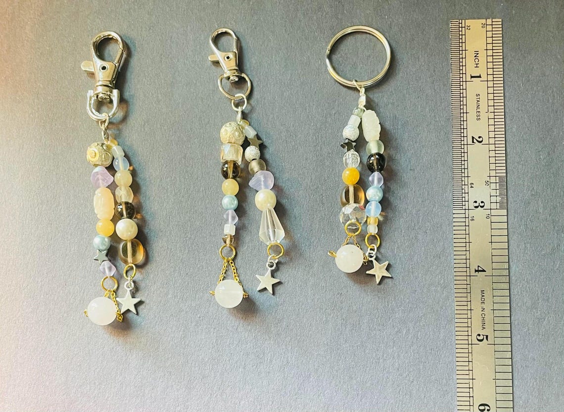 Planet Themed Keychains - Etsy