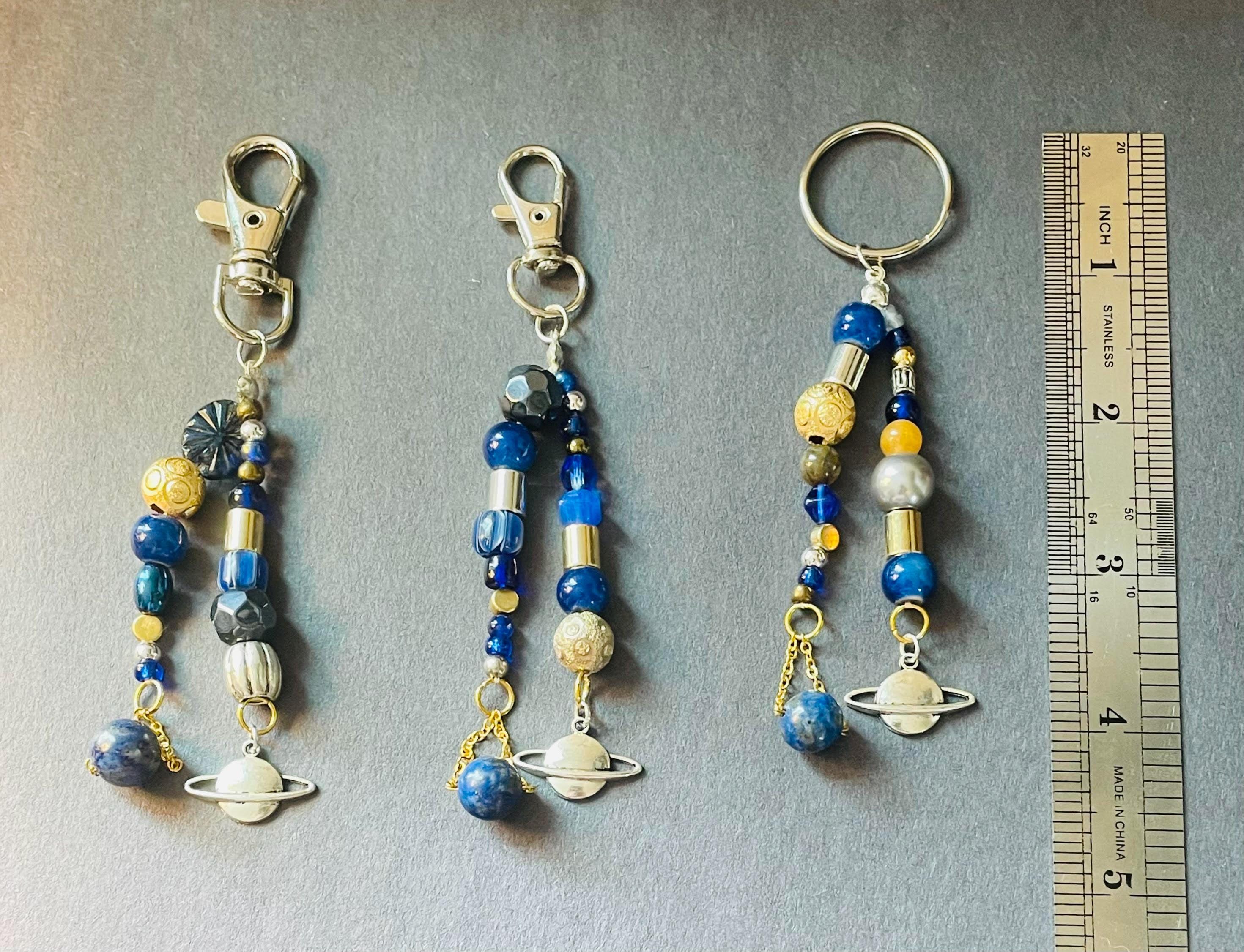 Planet Themed Keychains - Etsy