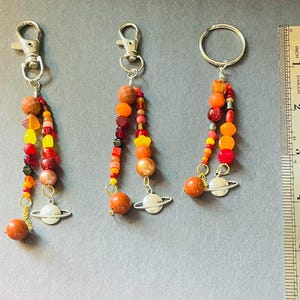 Planet Themed Keychains - Etsy
