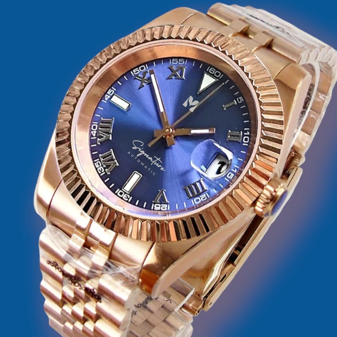 Custom Seiko Modded Watch Automatic Movement With a Sapphire Crystal ...
