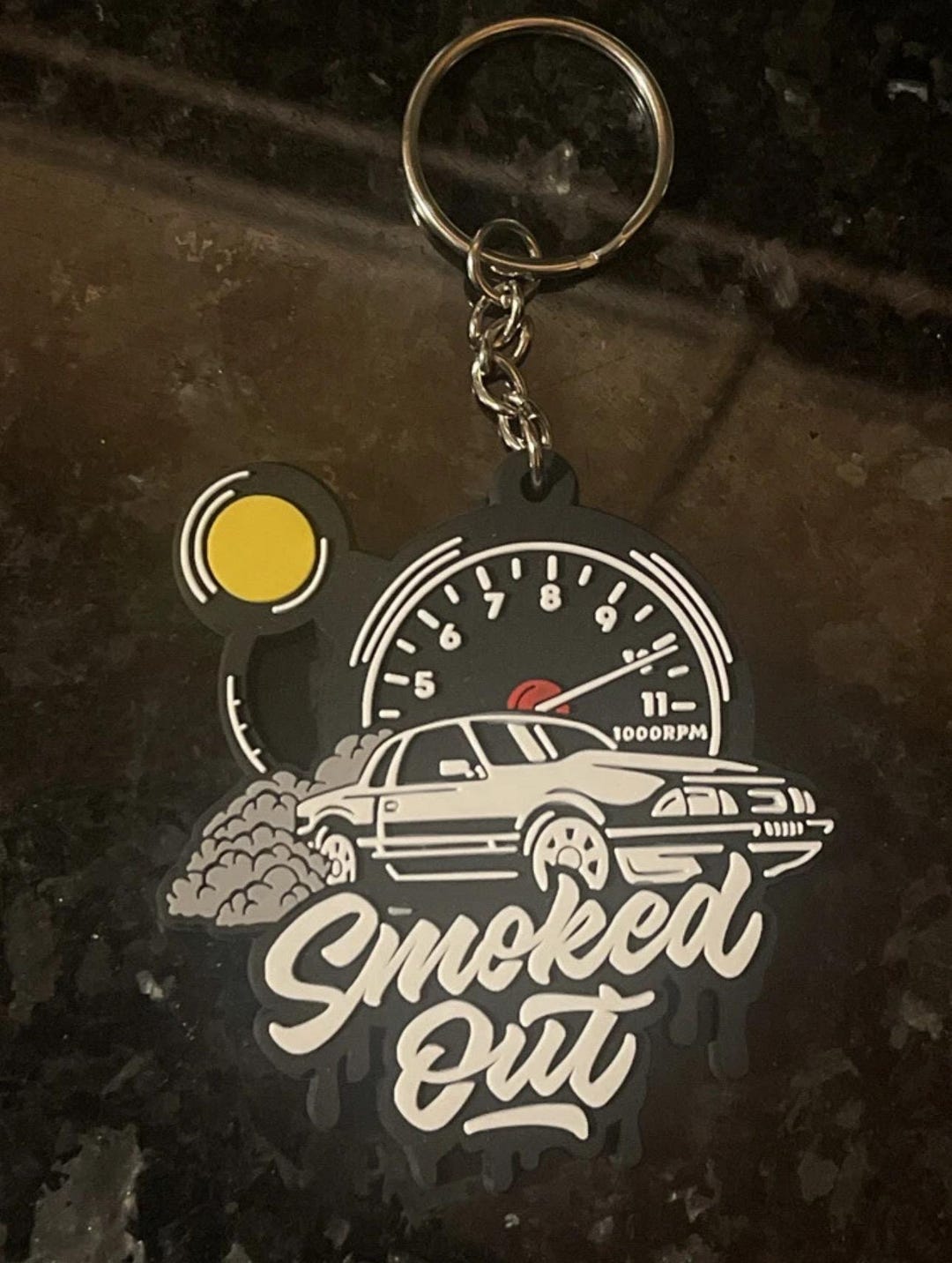 Ford Mustang 5.0 Rubber Keychain: Muscle Car Enthusiast Accessory - Etsy
