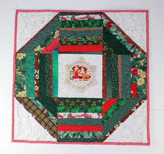 Christmas Wreath Quilts: Four Easy Holiday Patterns with | Etsy