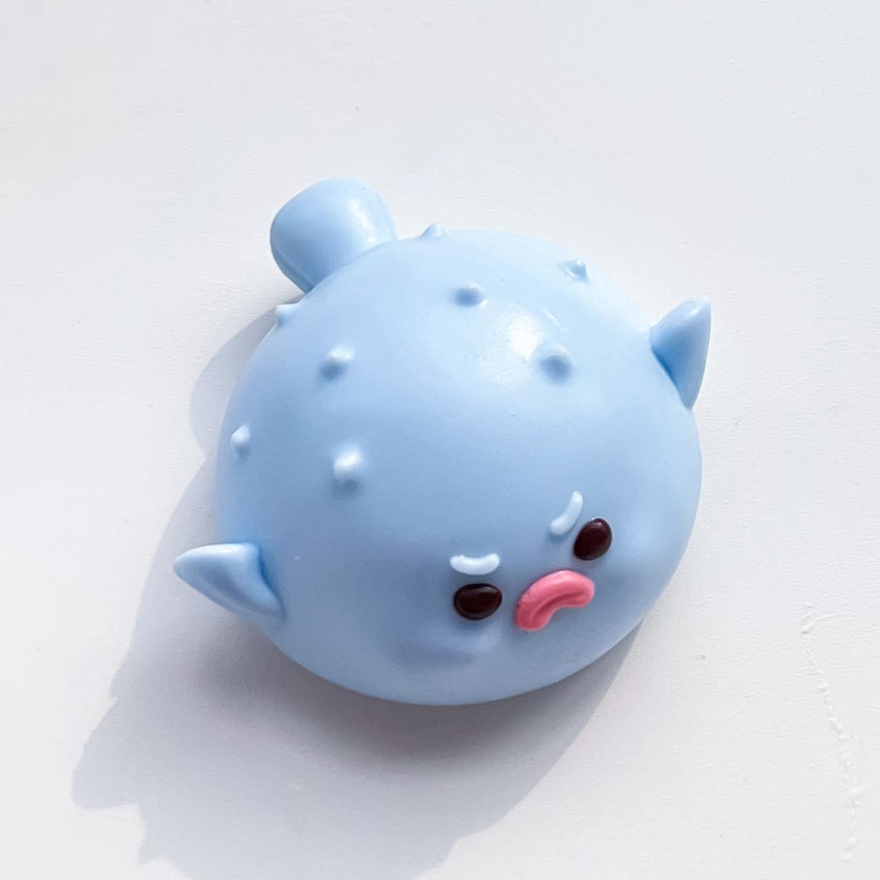 Pufferfish Squishy, Handmade, Taba Squishy, Stress Relief Toys, GF ...