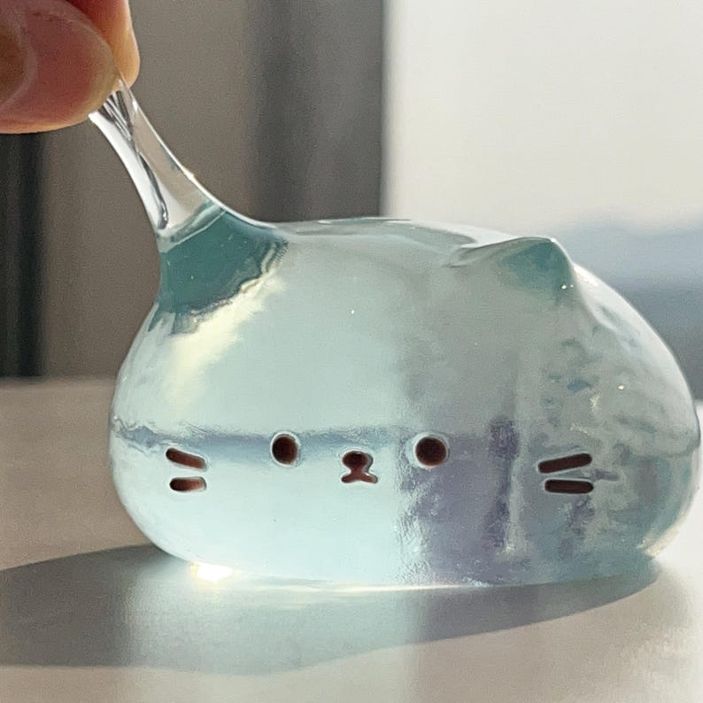 Handmade Cat-bread Taba Squishy: Food-grade Silicone Stress Relief Toy, Bling, Soft ,gift, Kids ...