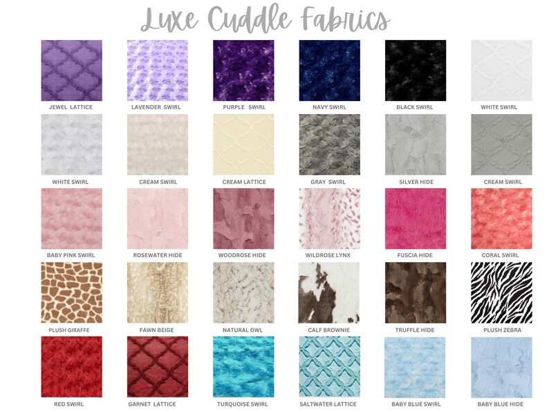 Personalized Woodrose Hide Minky Baby Blanket or Choose Your Fabric ...