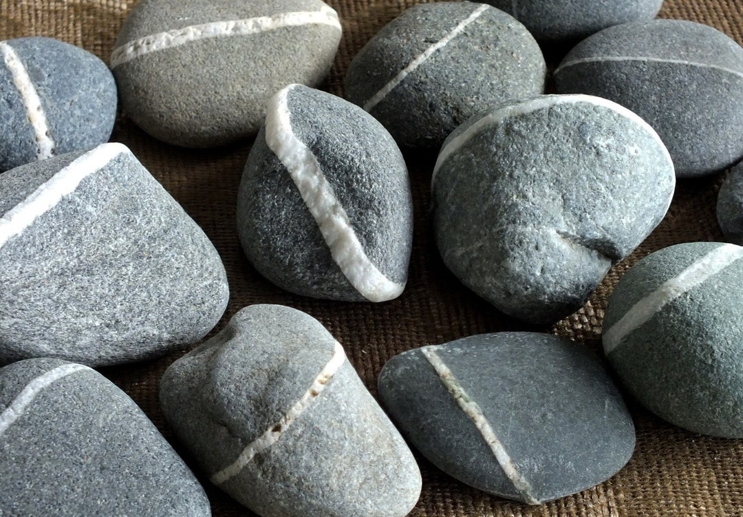 Lucky Wishing Stones in Various Sizes, Beachcombed in Washington, With ...