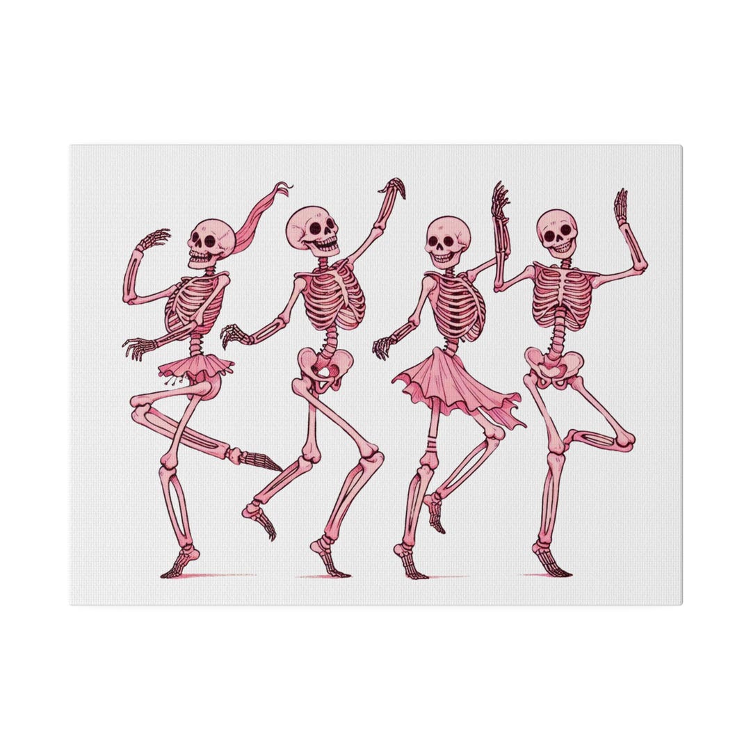 Dancing Skeletons Print, Halloween Decor, Wall Art, Print, - Etsy