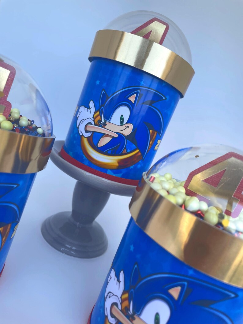 Sonic Party Favor: Chip Can - Etsy