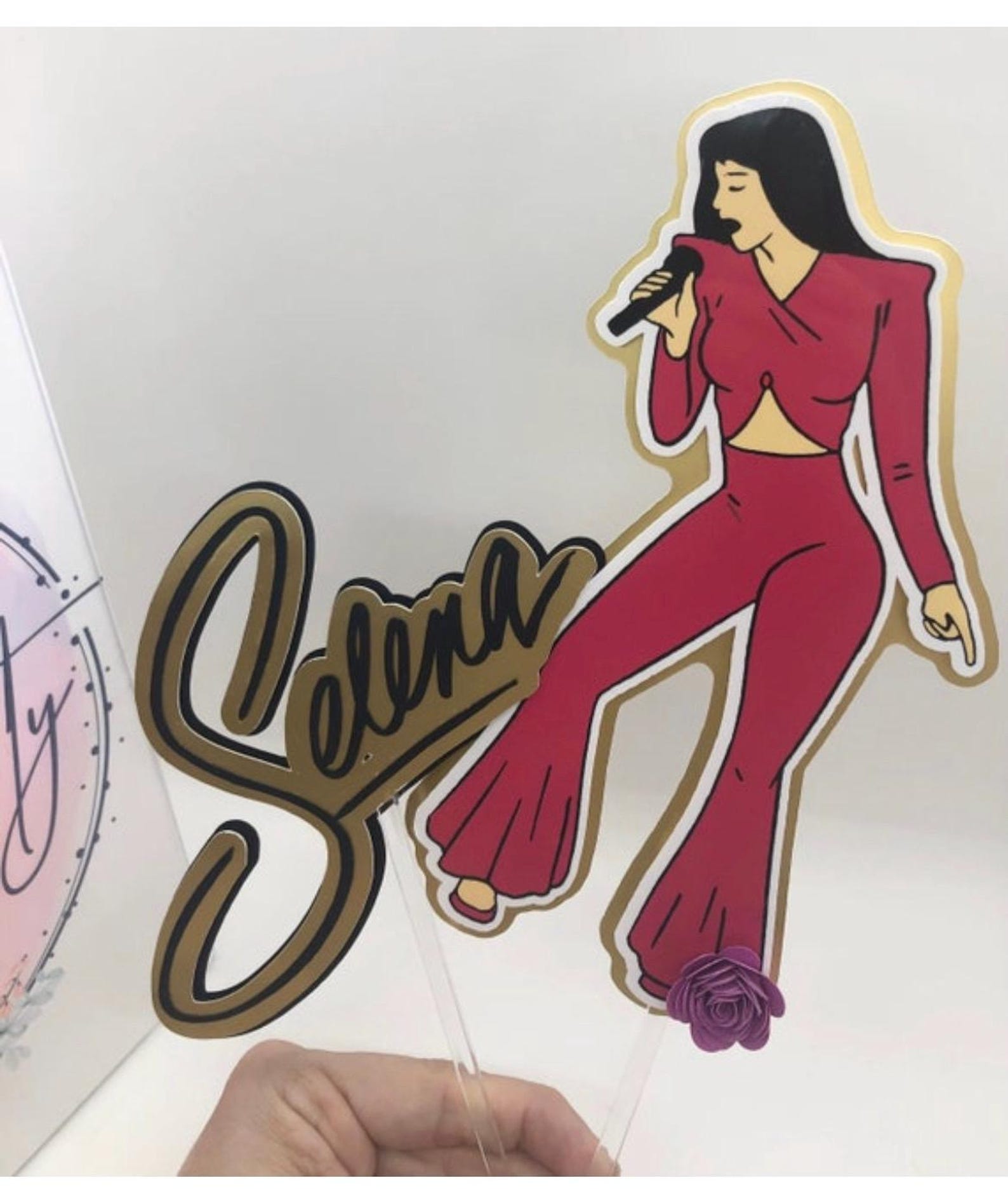 Inspired Selena Cake Topper: Birthday Party Centerpiece - Etsy