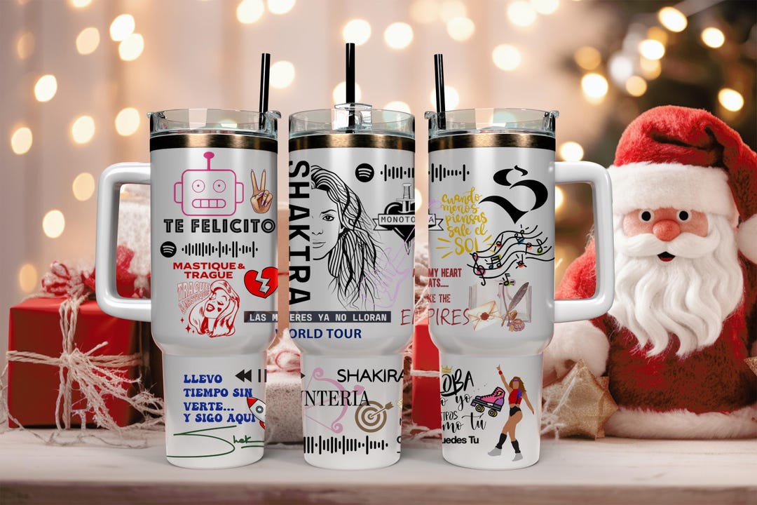 Custom 40 Oz Shakira Tumbler/personalized Stainless Steel Insulated Cup ...