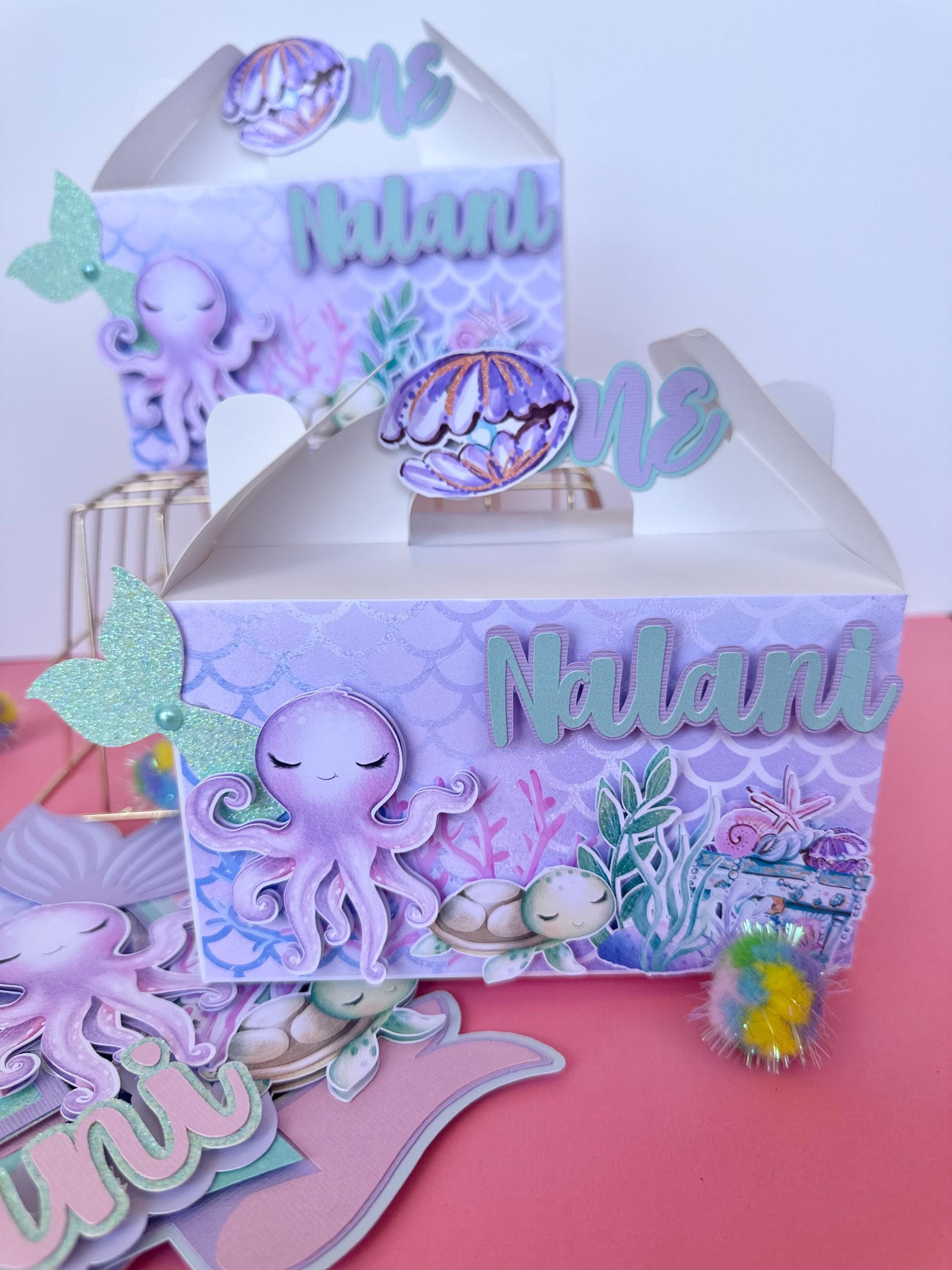 Under the Sea Favor Boxes: Decorated Gable Boxes - Etsy