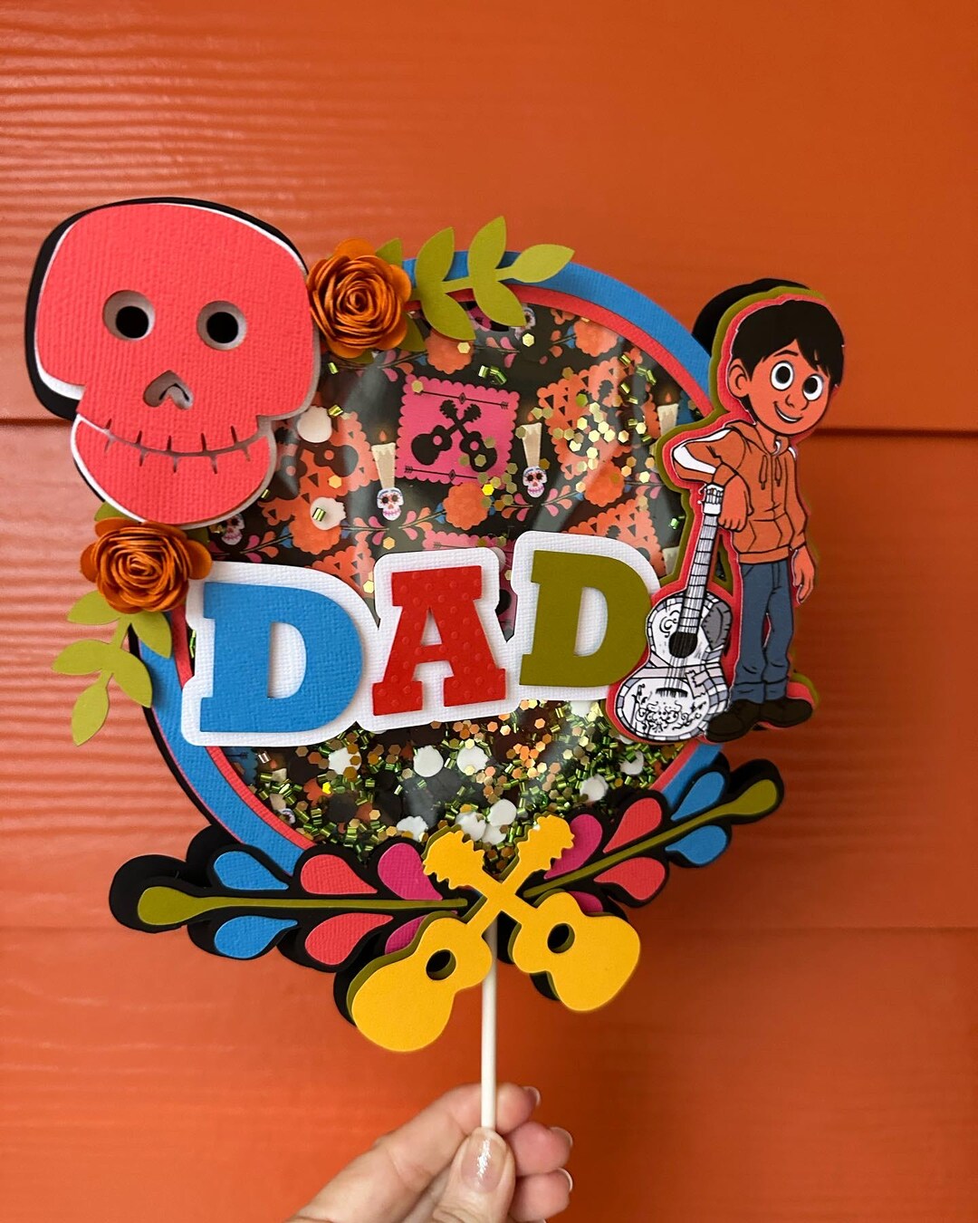 Coco Movie Cake Topper/birthday Themed Shaker Cake Topper 3D/ Birthday ...