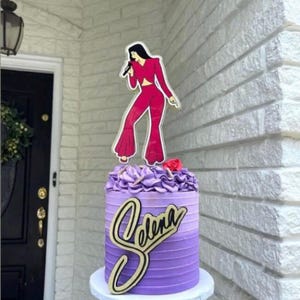 Inspired Selena Cake Topper: Birthday Party Centerpiece - Etsy