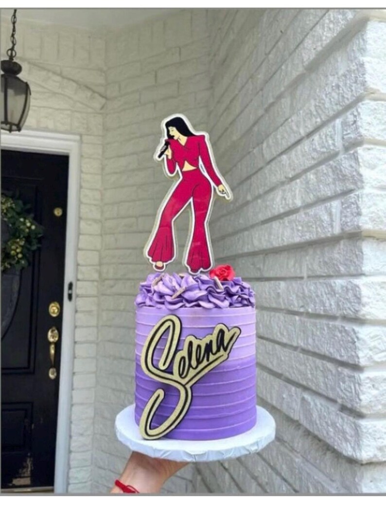 Inspired Selena Cake Topper: Birthday Party Centerpiece - Etsy