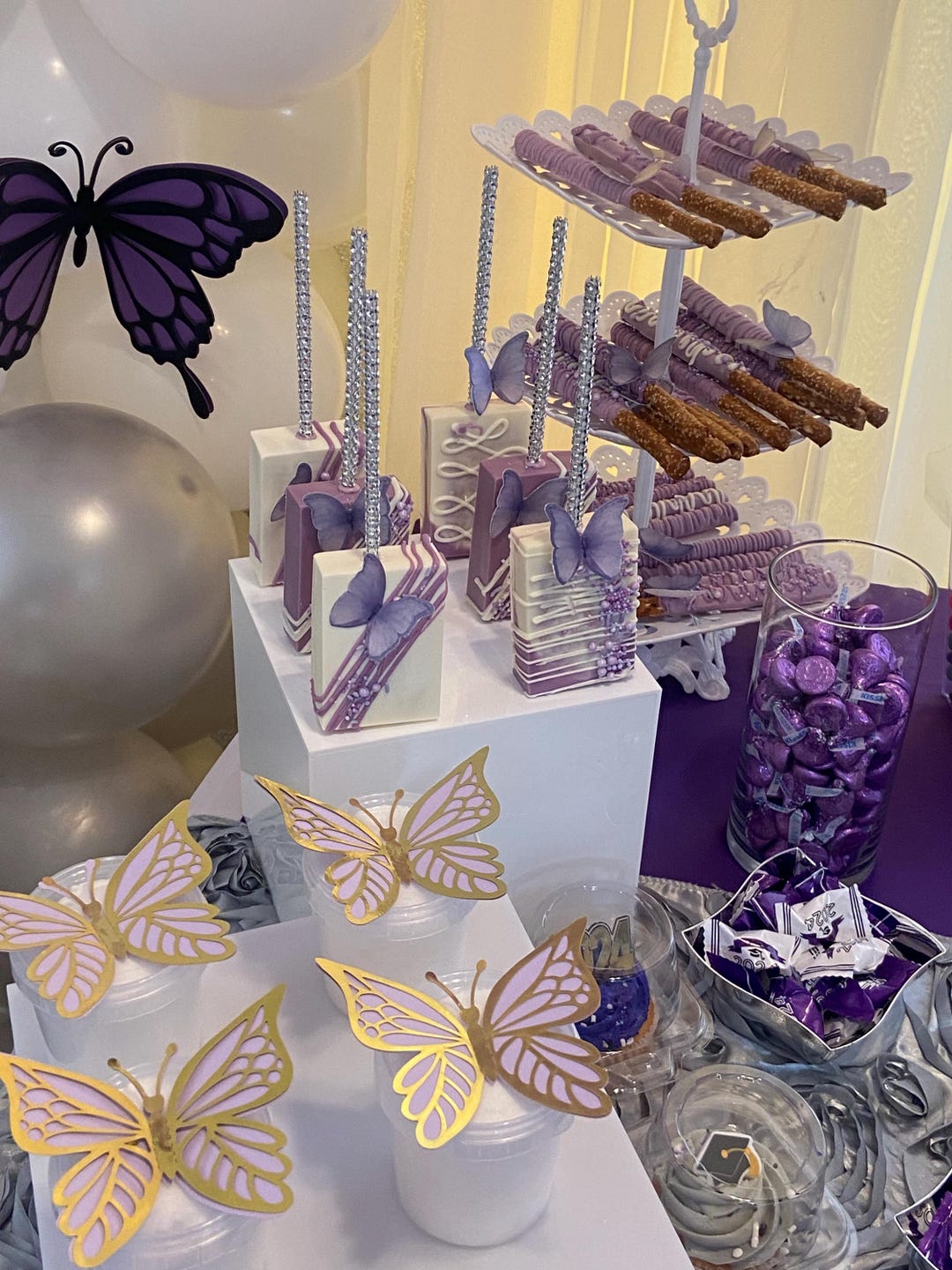 Butterfly Themed Treat Package 5 Dozen Treats includes Cake Pops ...