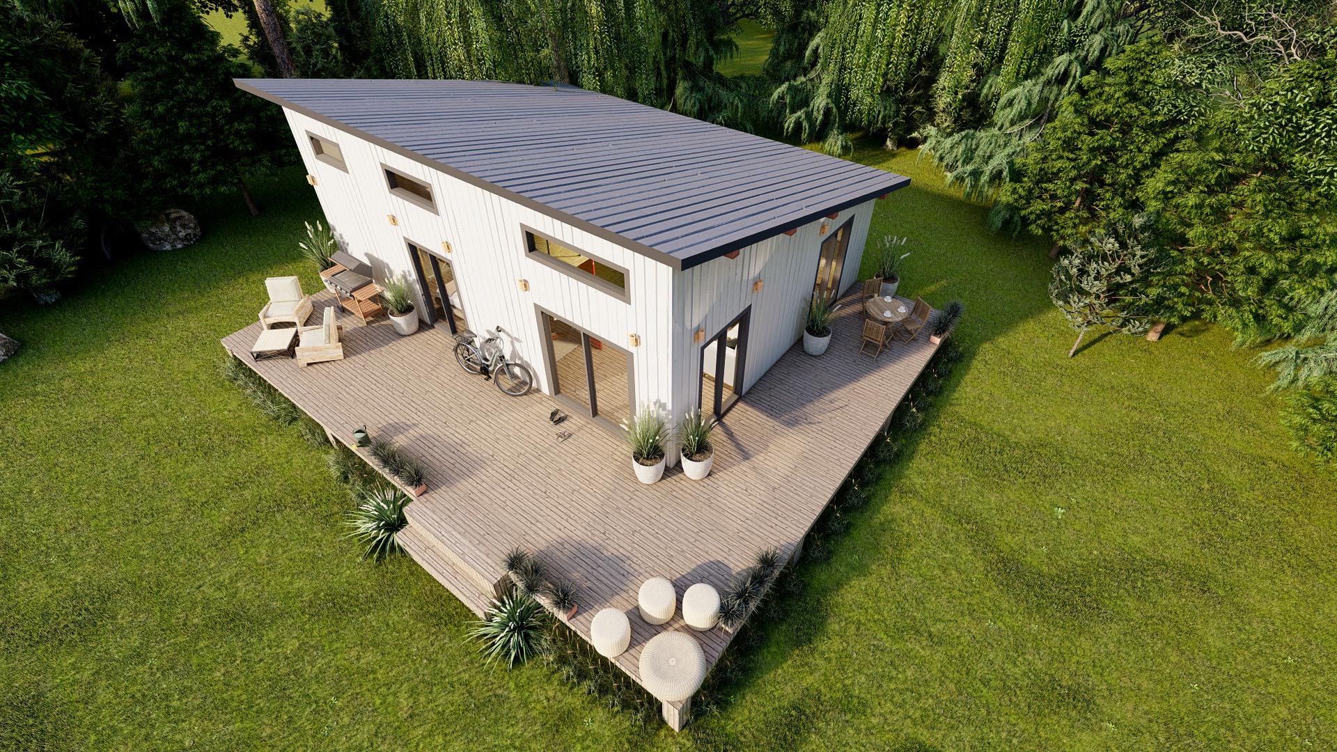 24x32 Cabin House Plans, Rustic Retreat Blueprint, Instant Download PDF ...