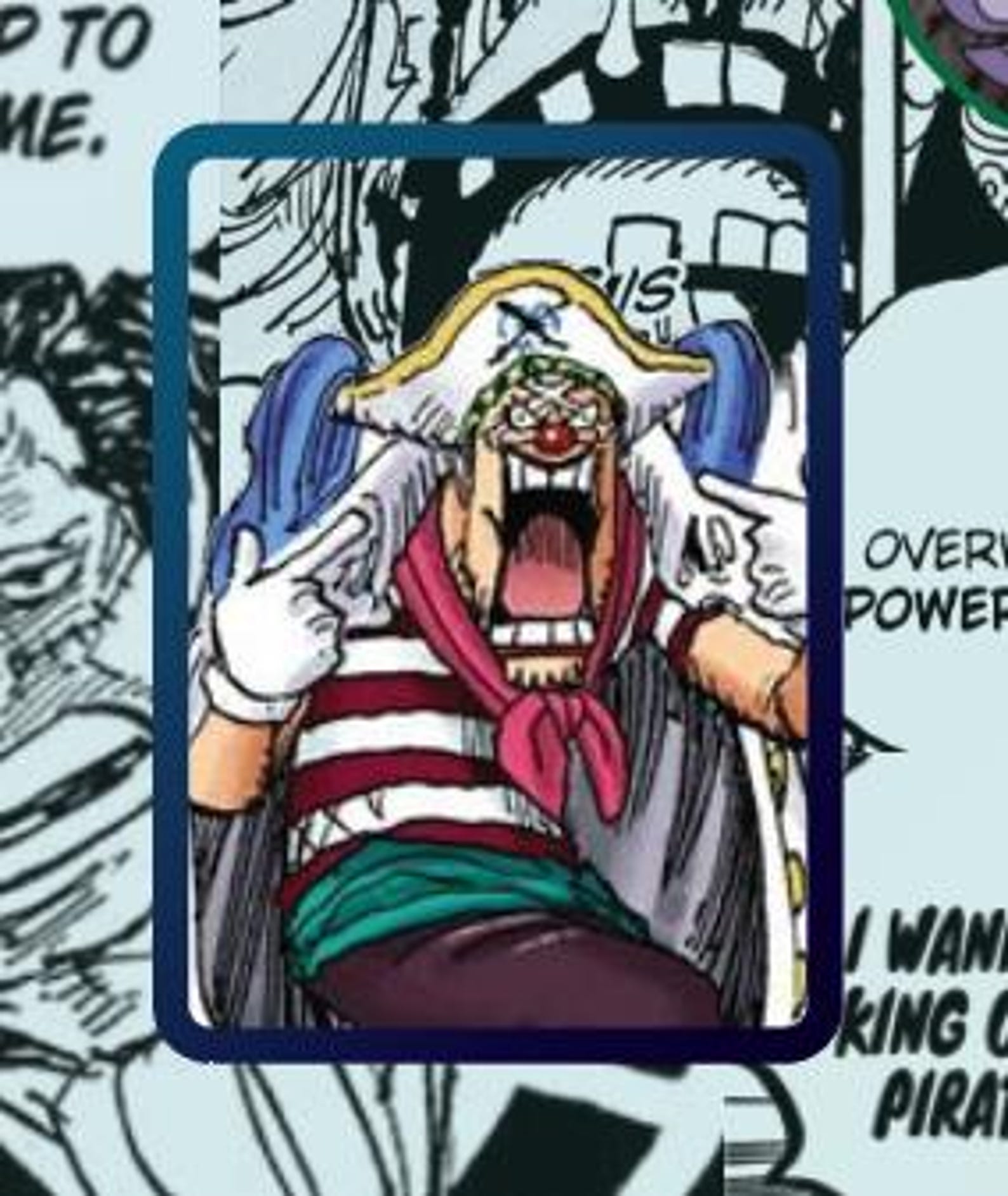 One Piece TCG Playmat 24x12 Inch File Design Buggy Manga - Etsy