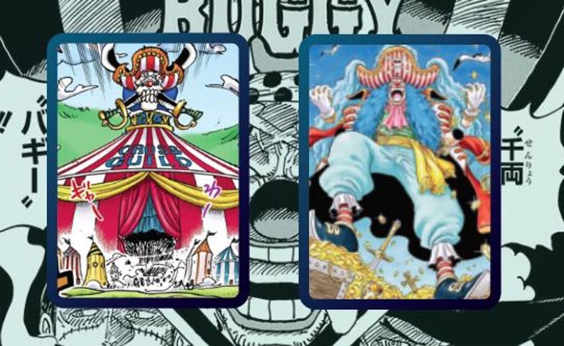One Piece TCG Playmat 24x12 Inch File Design Buggy Manga - Etsy
