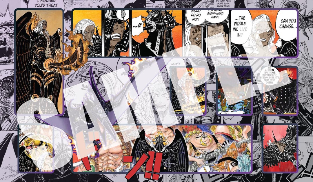 One Piece TCG Playmat 24x12 Inch File Design King (alber) Manga - Etsy