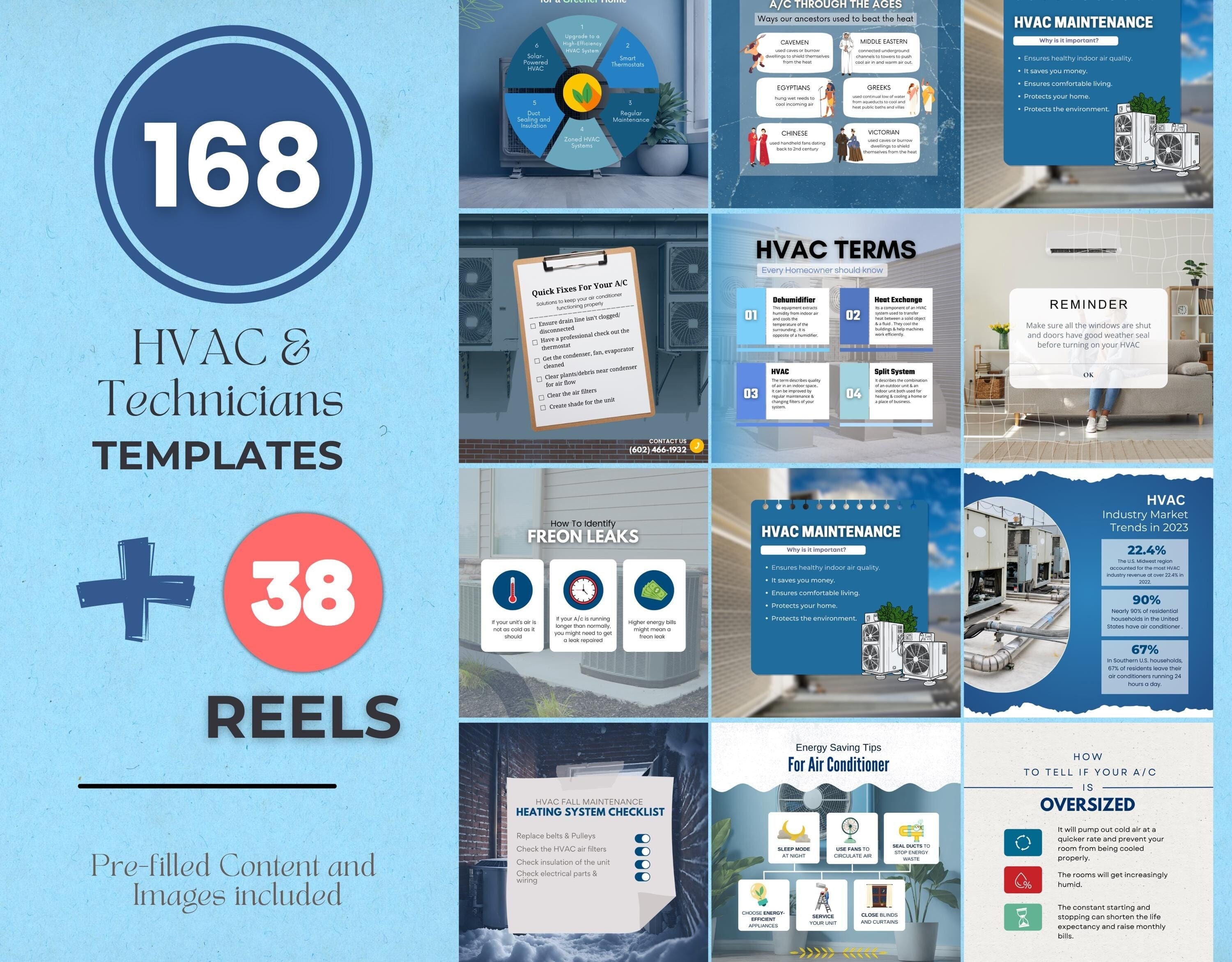 The HVAC (heating, Ventilation, and Air Conditioning) Templates HVAC ...