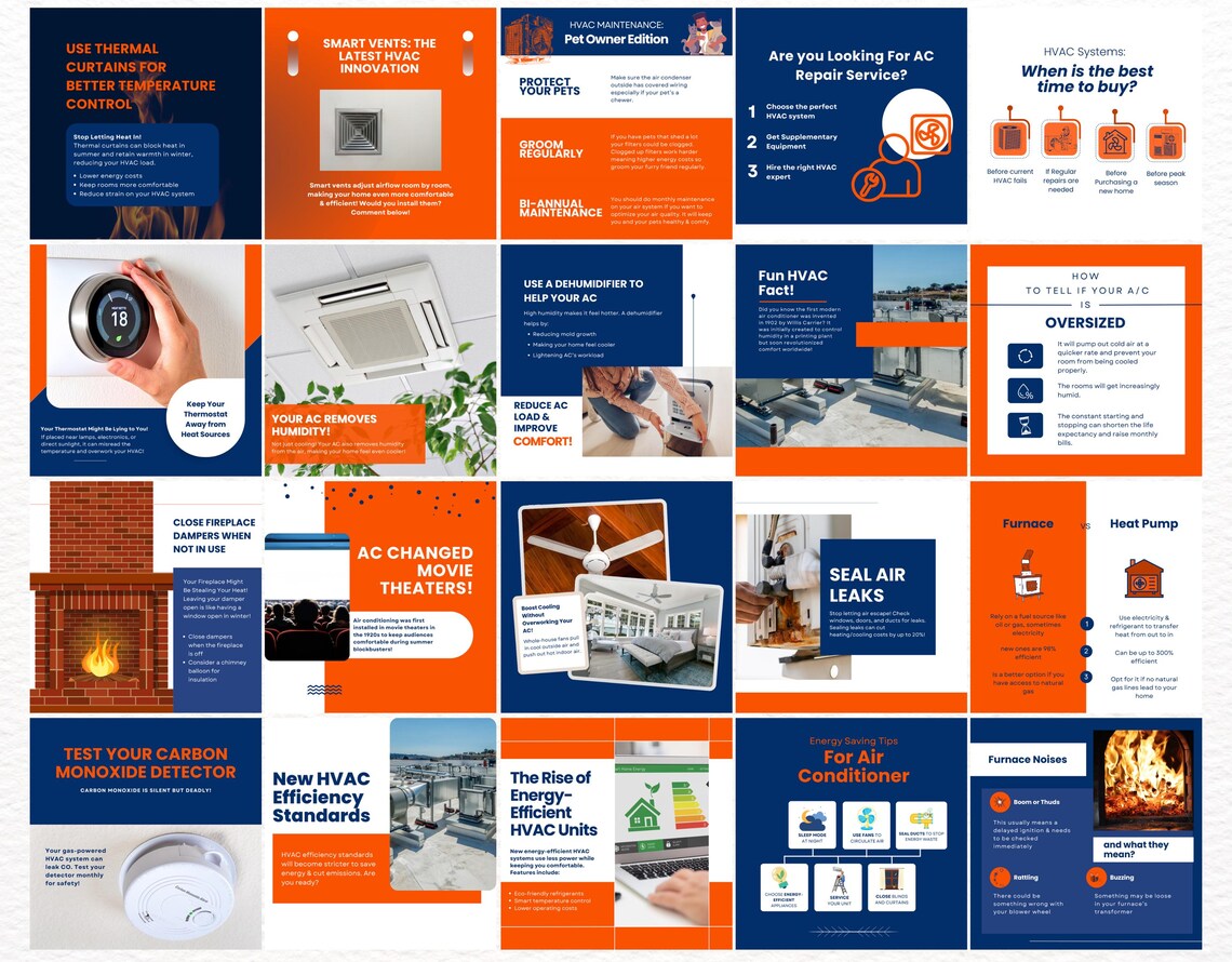 HVAC Technicians (heating, Ventilation, and Air Conditioning) Templates ...
