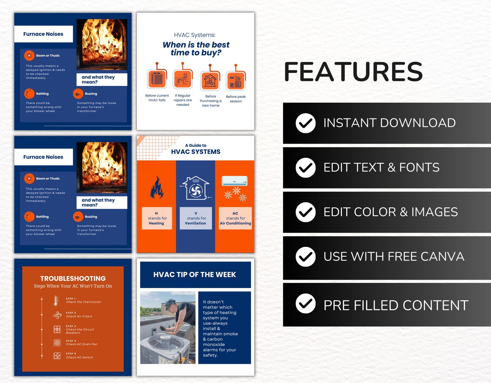 HVAC Technicians (heating, Ventilation, and Air Conditioning) Templates ...