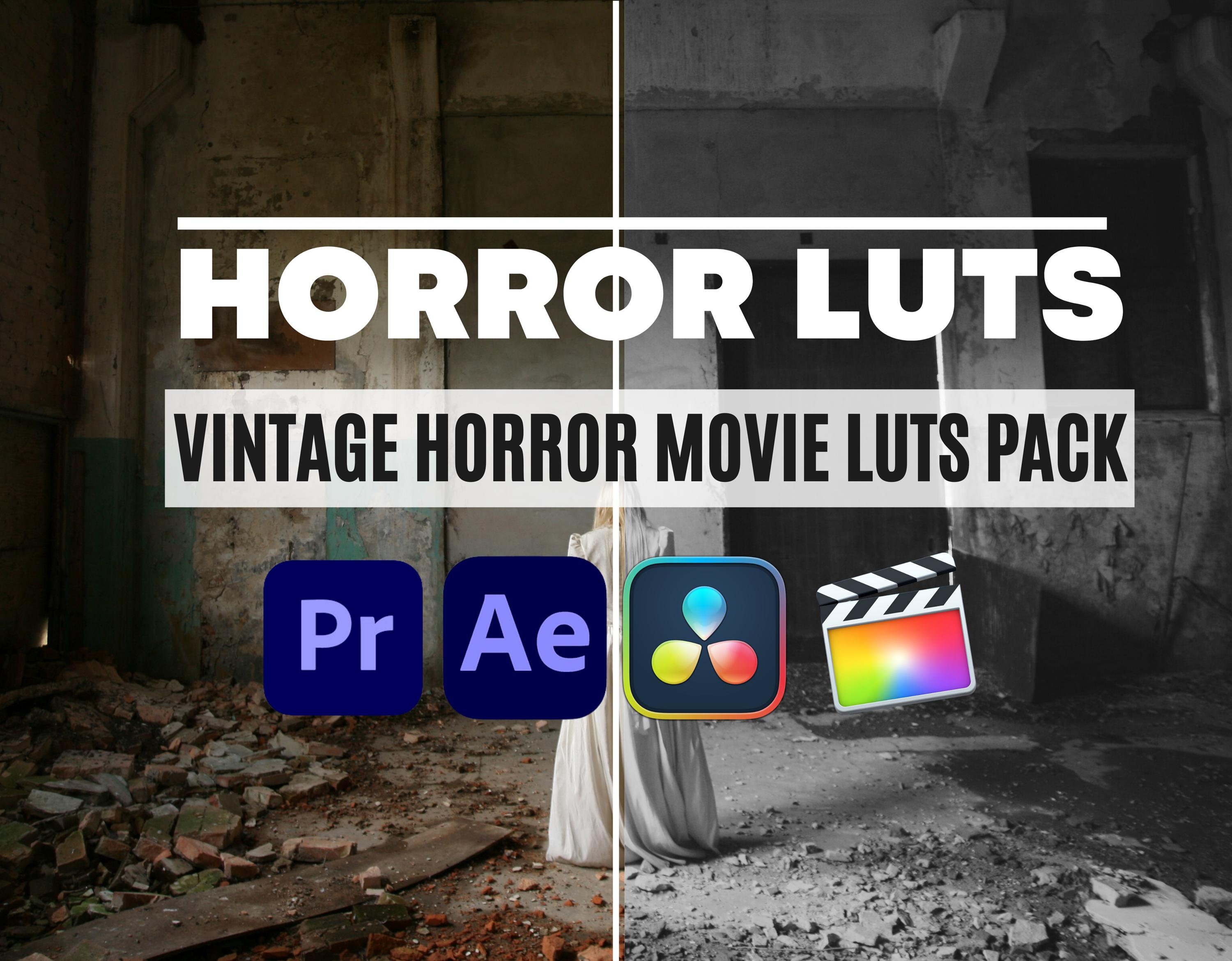 30 Horror Cinematic Luts | Photo and Video | Video Presets | Adobe ...