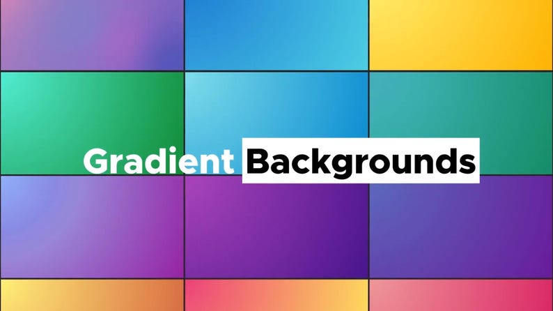 4100 Transitions Text Motion Presets Sound FX & 6K Gradient Backgrounds ...