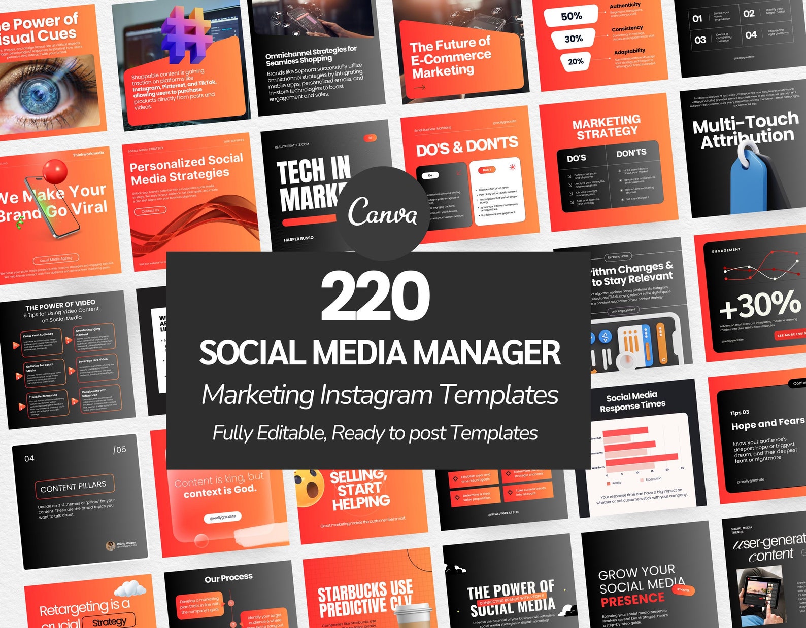 Social Media Manager, Social Media Instagram Templates, Instagram ...