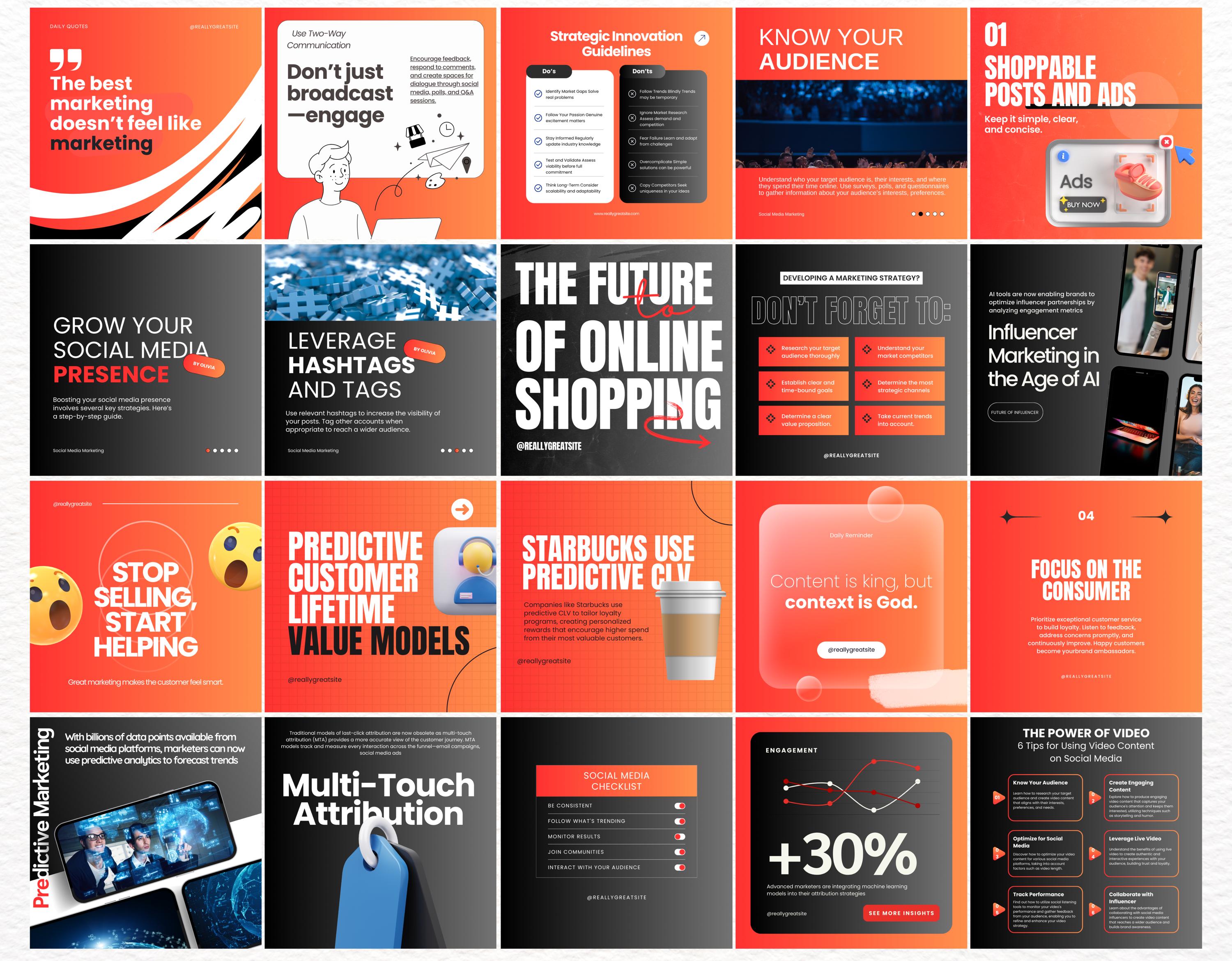 Social Media Manager, Social Media Instagram Templates, Instagram ...