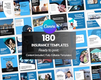 Social Media Posts for Life Insurance Agents - Etsy