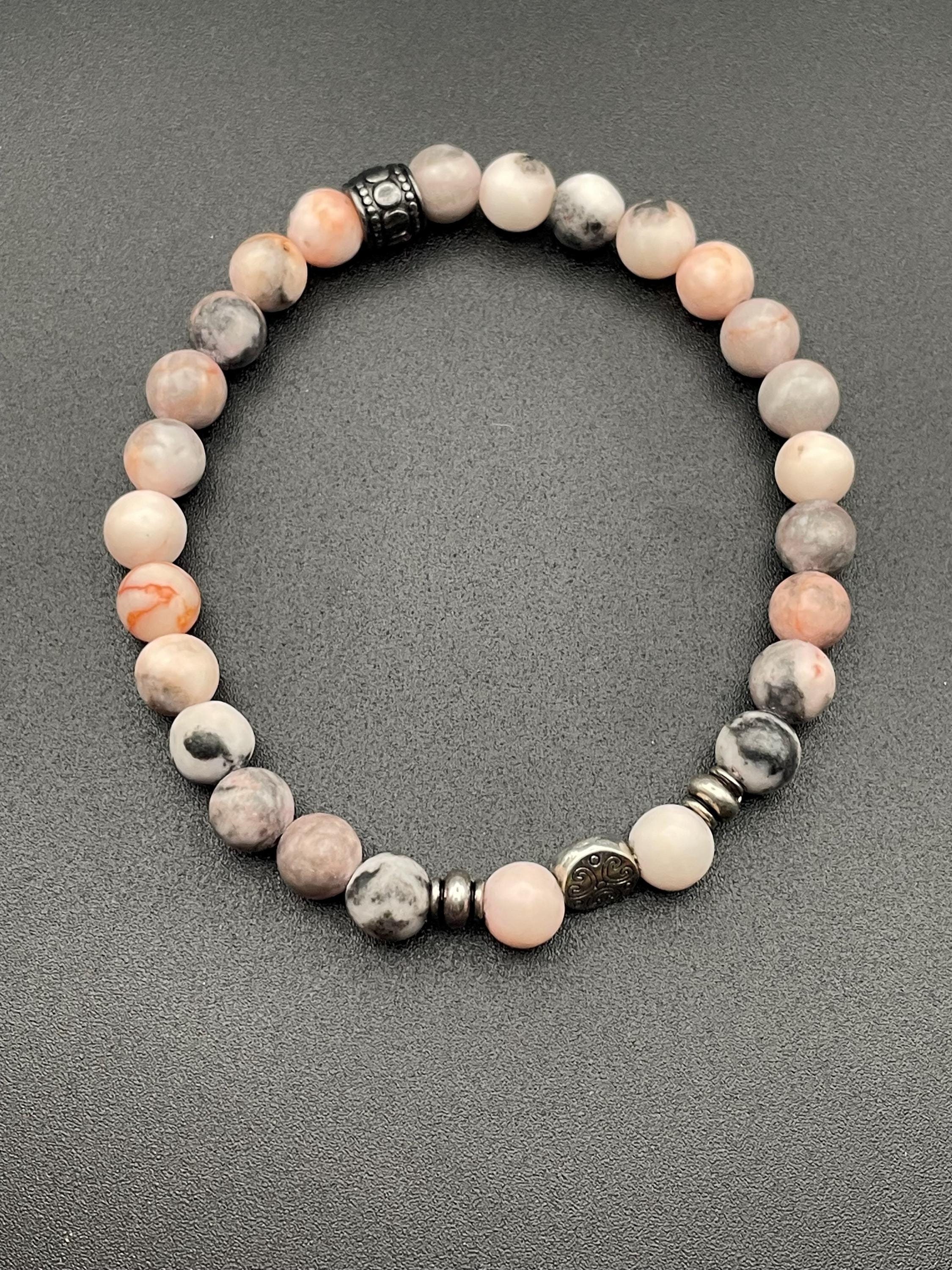 Charmed Pink Zebra Jasper - Etsy