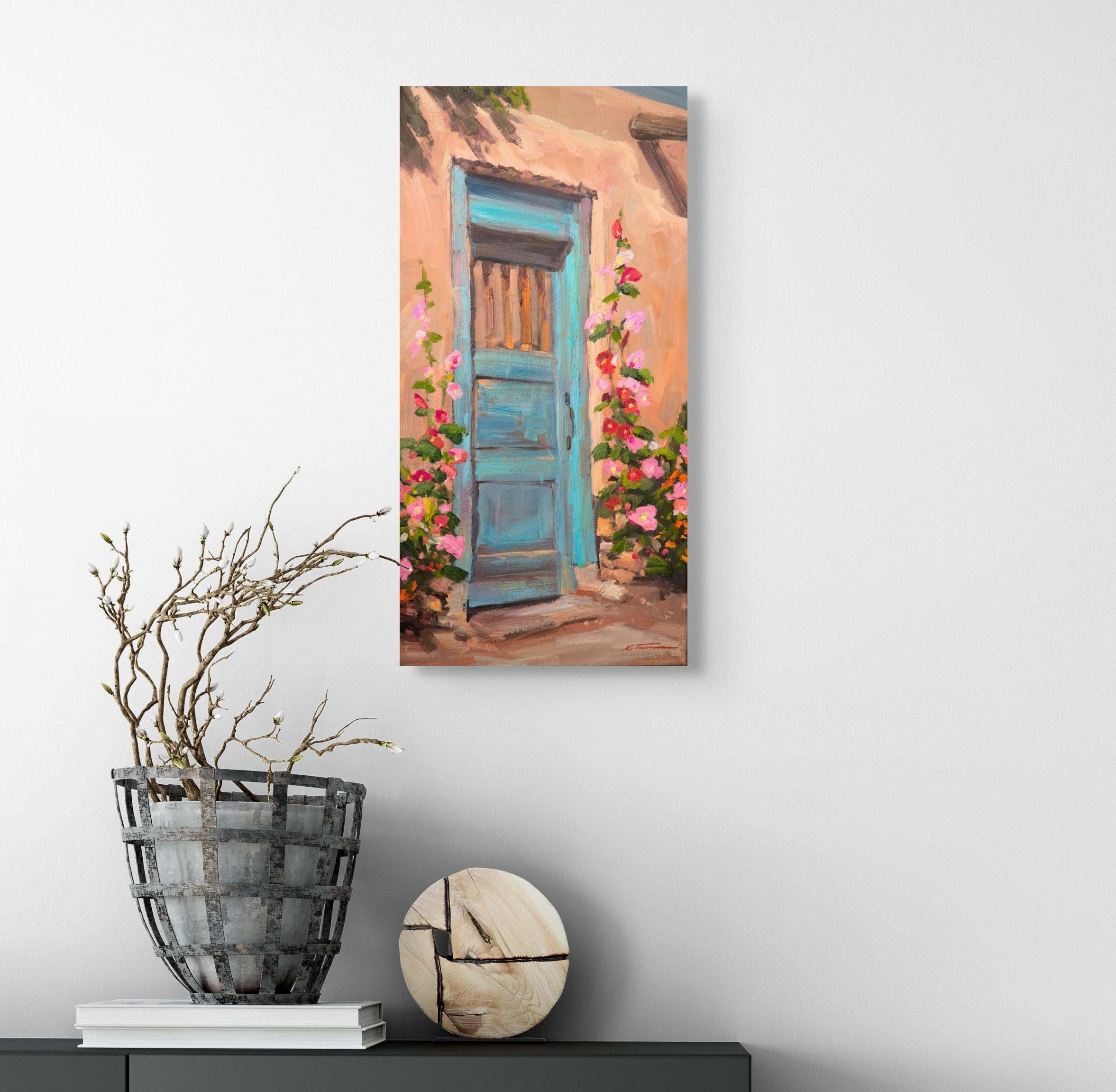 Art Print of Oil Painting, Santa Fe Doorway, Impressionism - Etsy