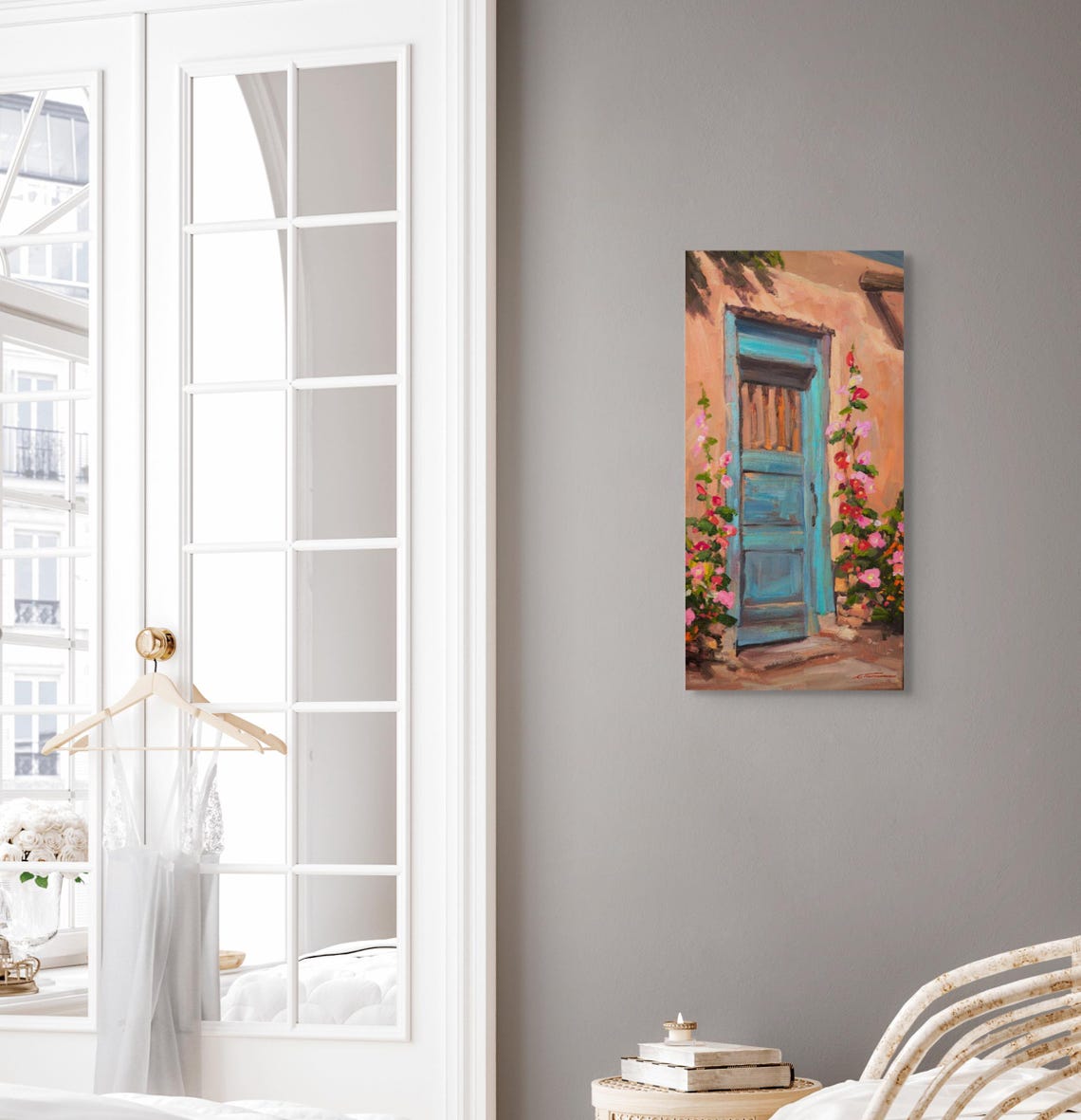 Art Print of Oil Painting, Santa Fe Doorway, Impressionism - Etsy