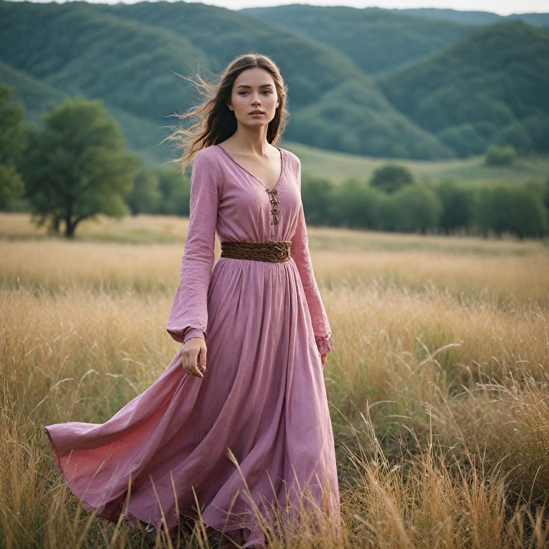 Pink Medieval Fairy Dress for Women | Renaissance Princess Festival ...
