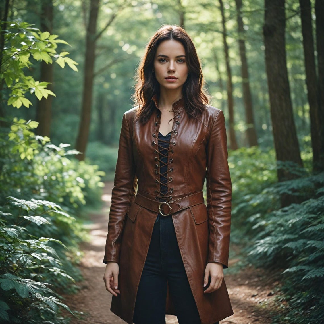 Customized Women Medieval Warrior Leather Dress | Renaissance LARP ...