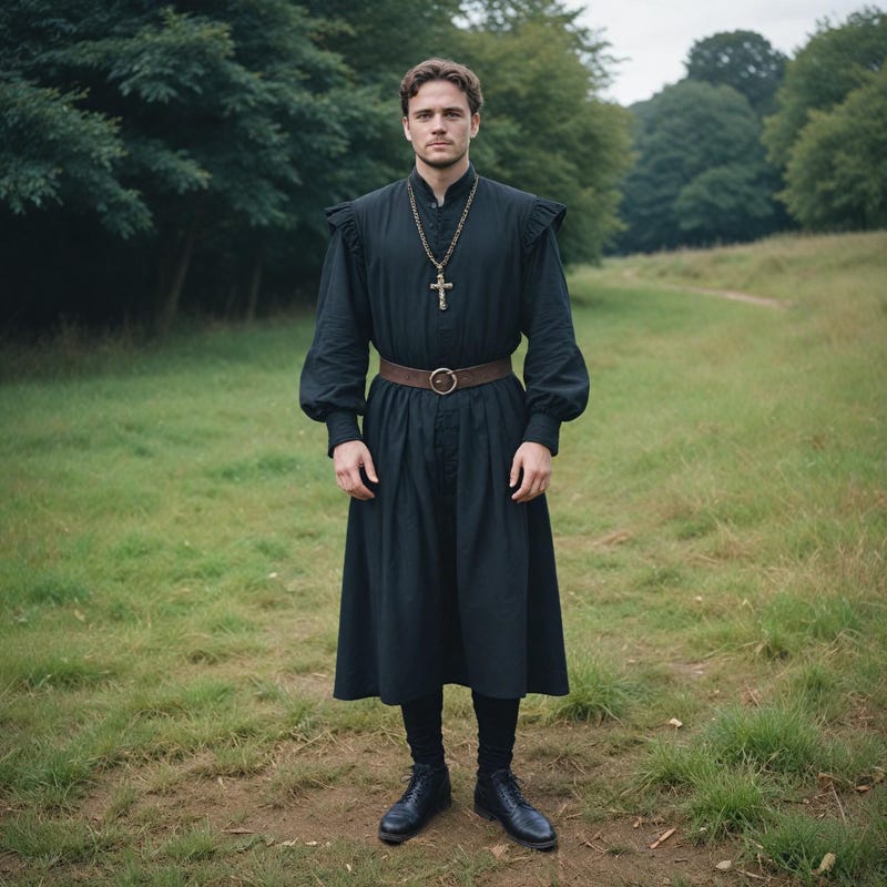 Medieval Priest Costume - Etsy