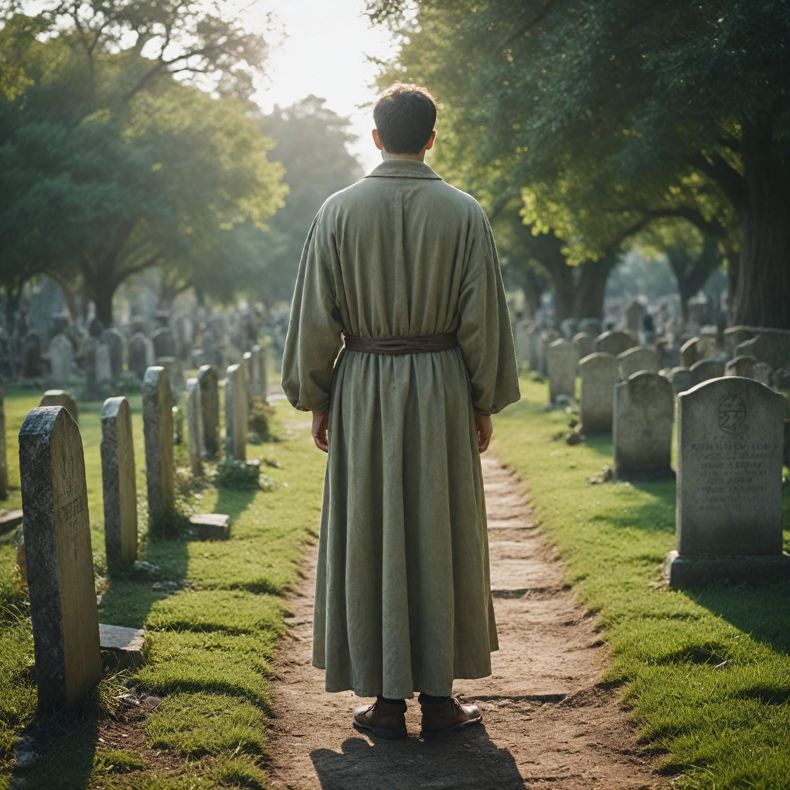 Medieval Green Men's Tunic Robe | Historical Renaissance Costume ...