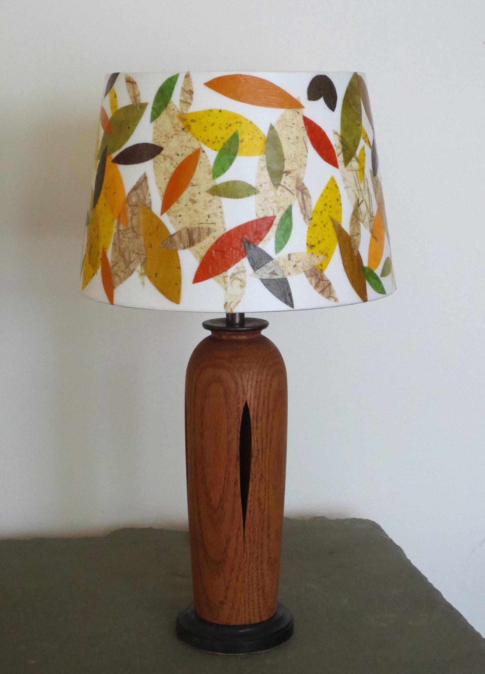 Fallen Mid-century Style Table Lamps - Pair! - Etsy