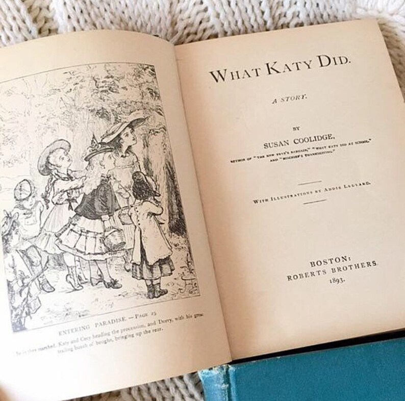 Antique Hardcover Books Late 1800s 1880s 1890s Susan Coolidge | Etsy