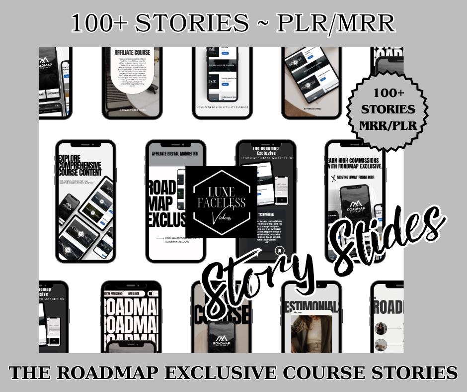 Stories Done for You Story Slides, Roadmap Exclusive 100+ Instagram ...