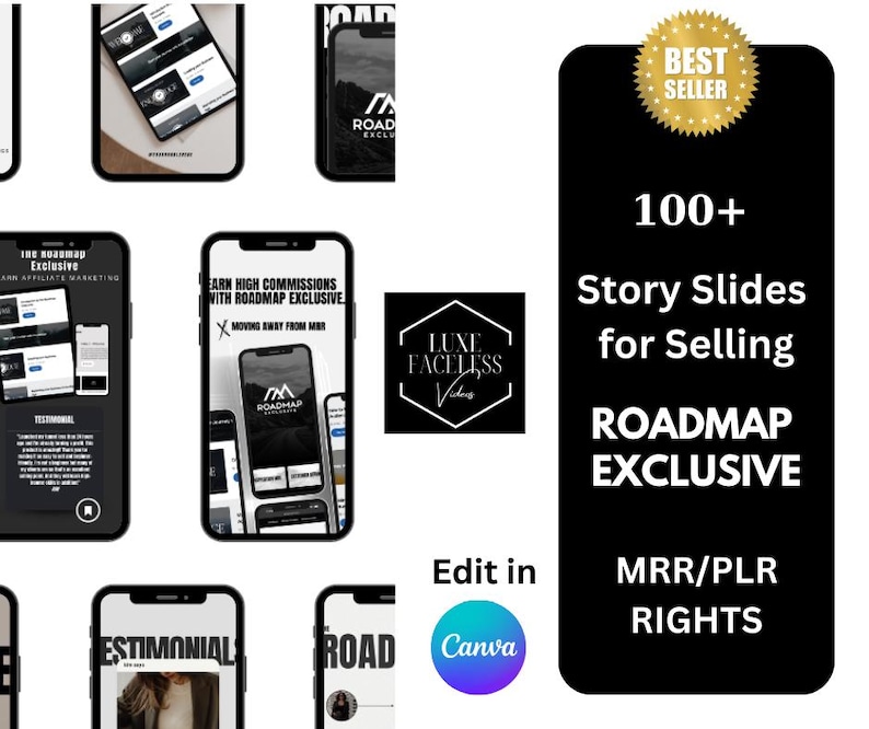 Roadmap Exclusive 100+ Instagram Stories With Mrr and Plr | Digital ...
