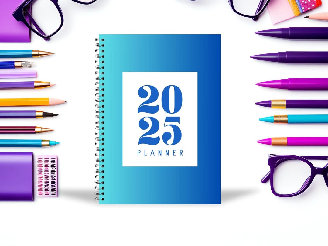2025 Premium Weekly Planner: Gradient Cover. Organize Your Life With ...