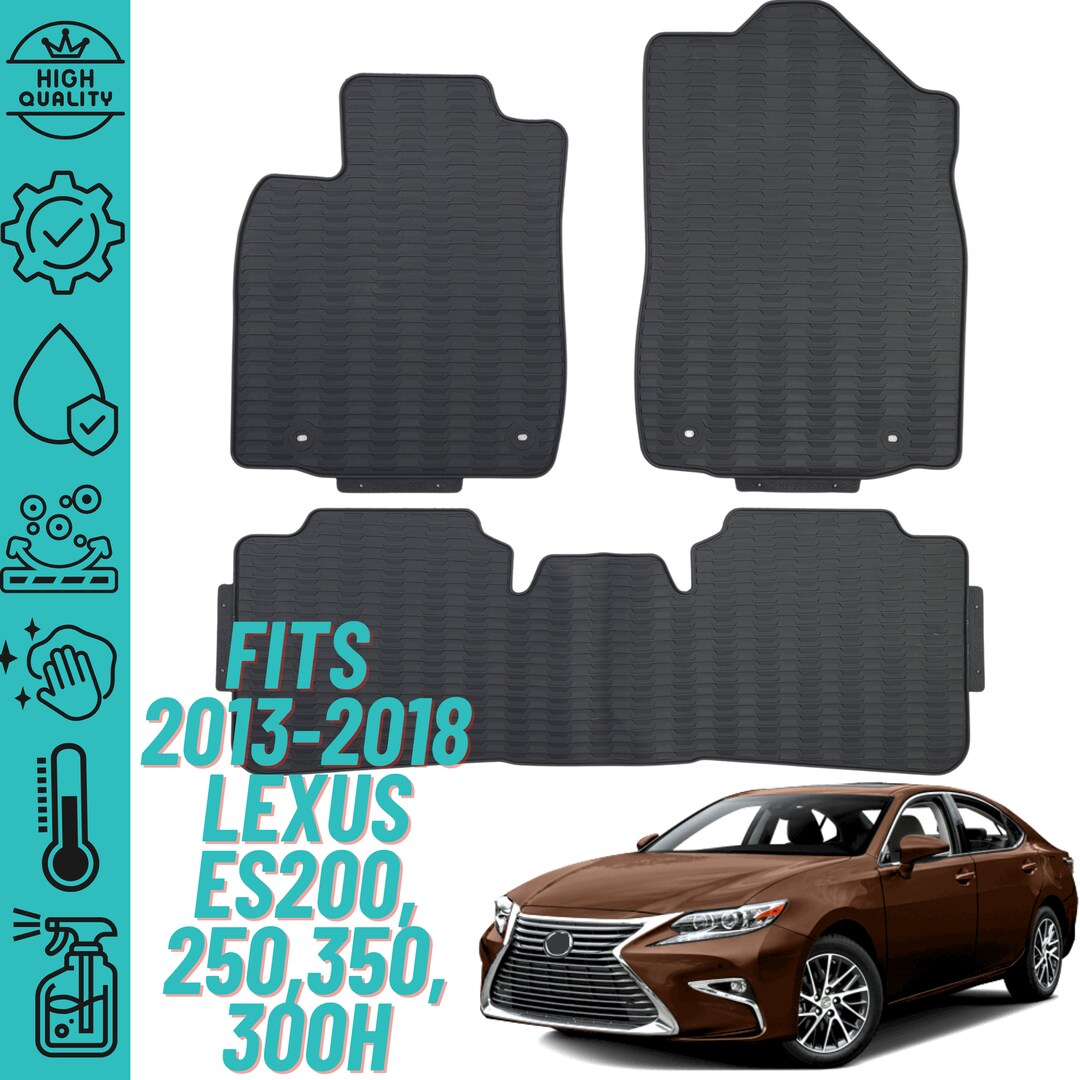 Floor Mats for 2013-2018 Lexus ES200, ES250, ES350 & Es300h XV60 Heavy ...