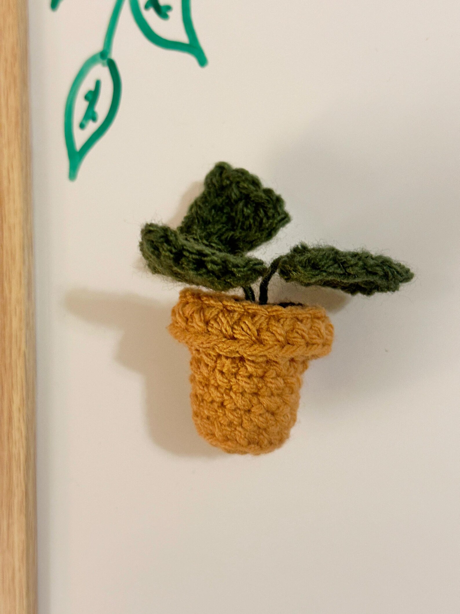 Handmade Crochet Plant Pot Magnets | Cute Home Decor | Unique Gift - Etsy