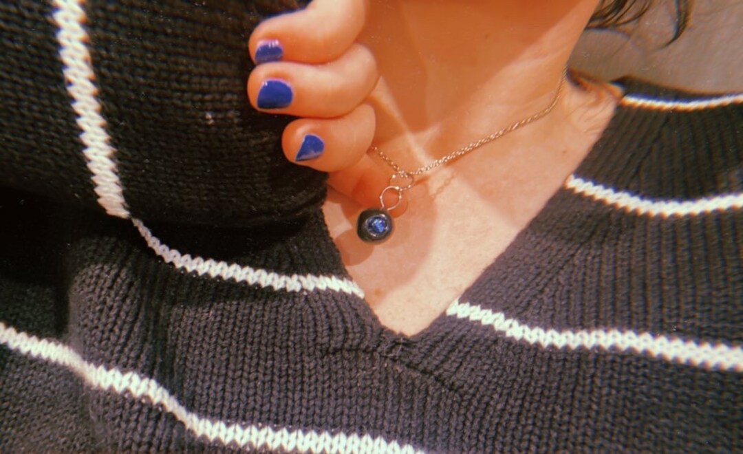 Djo 8 Ball Charm Necklace - Etsy