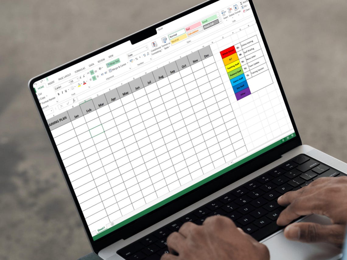 Basic Training Plan Template, PDF and Excel Format, Fully Editable and ...
