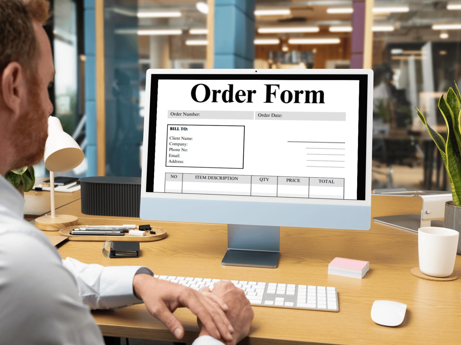 Order Form Template PDF, Fully Printable Order Sheet, Professional ...