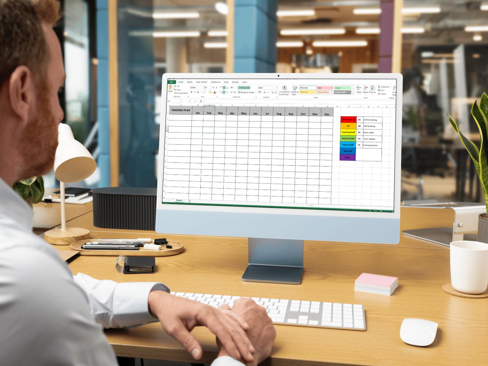 Basic Training Plan Template, PDF and Excel Format, Fully Editable and ...