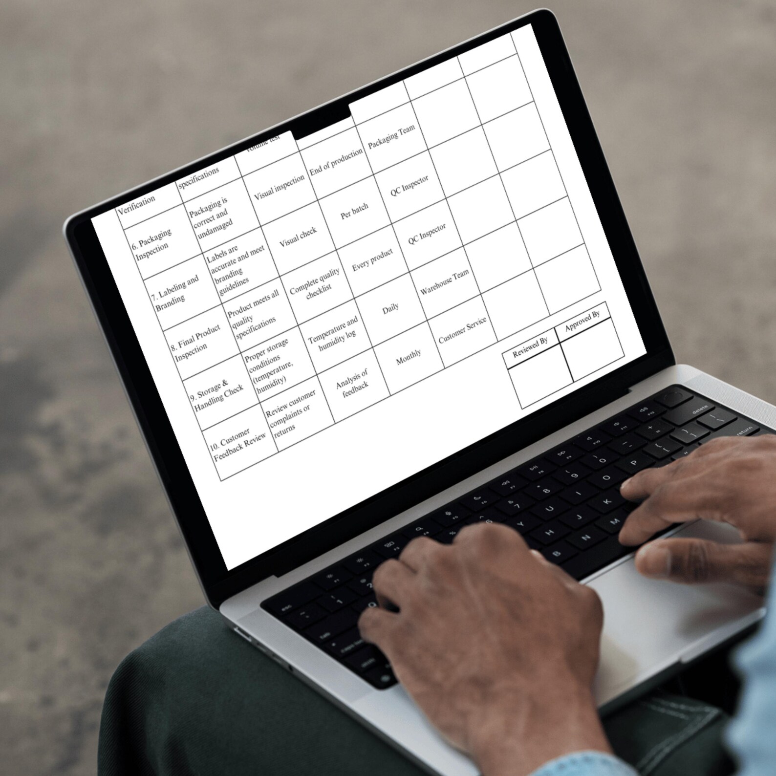Quality Control Checklist PDF, Comprehensive Inspection Template, A4 ...